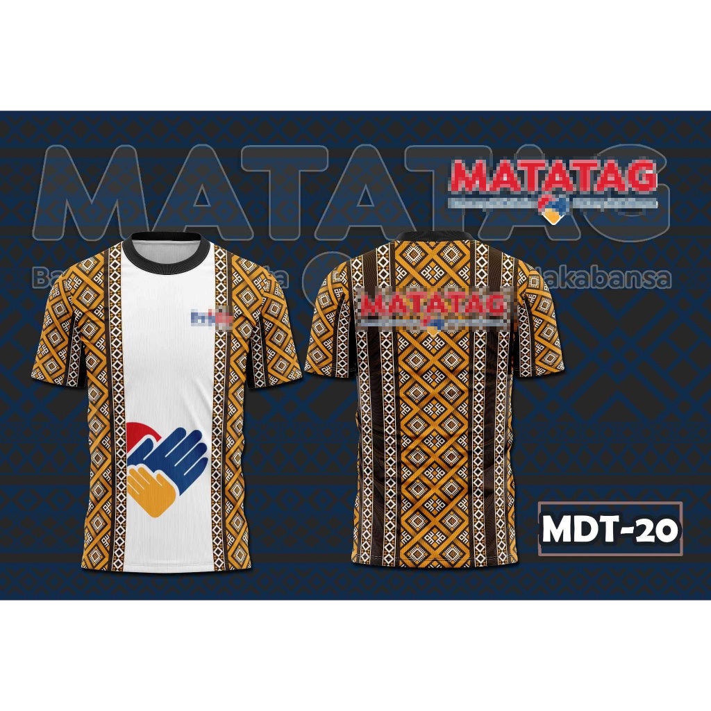 MATATAG UNIFORM SUBLIMATION DEPED BADGE TSHIRT FOR MEN AND WOMEN POLO ...