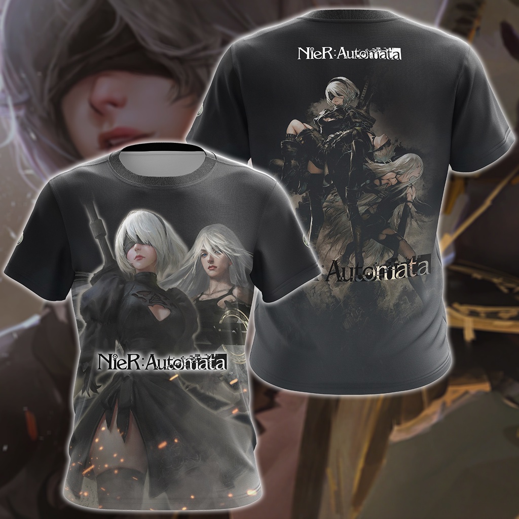 NieR: Automata Video Game 3D Print T-shirt | Shopee Philippines