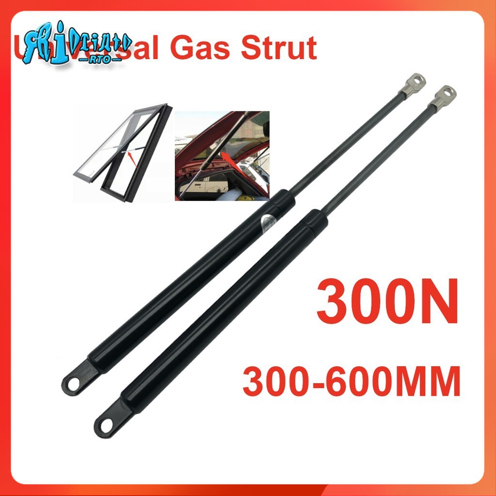 Rto 2x 300n 30kg 300 600mm Universal Car Struts Front Bonnet Hood Rear