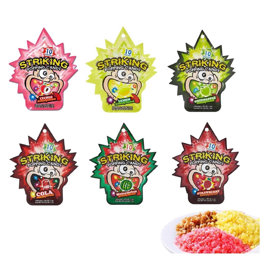 Striking Popping Candy 15gm 爆炸糖果 / Pop Candy | Shopee Philippines