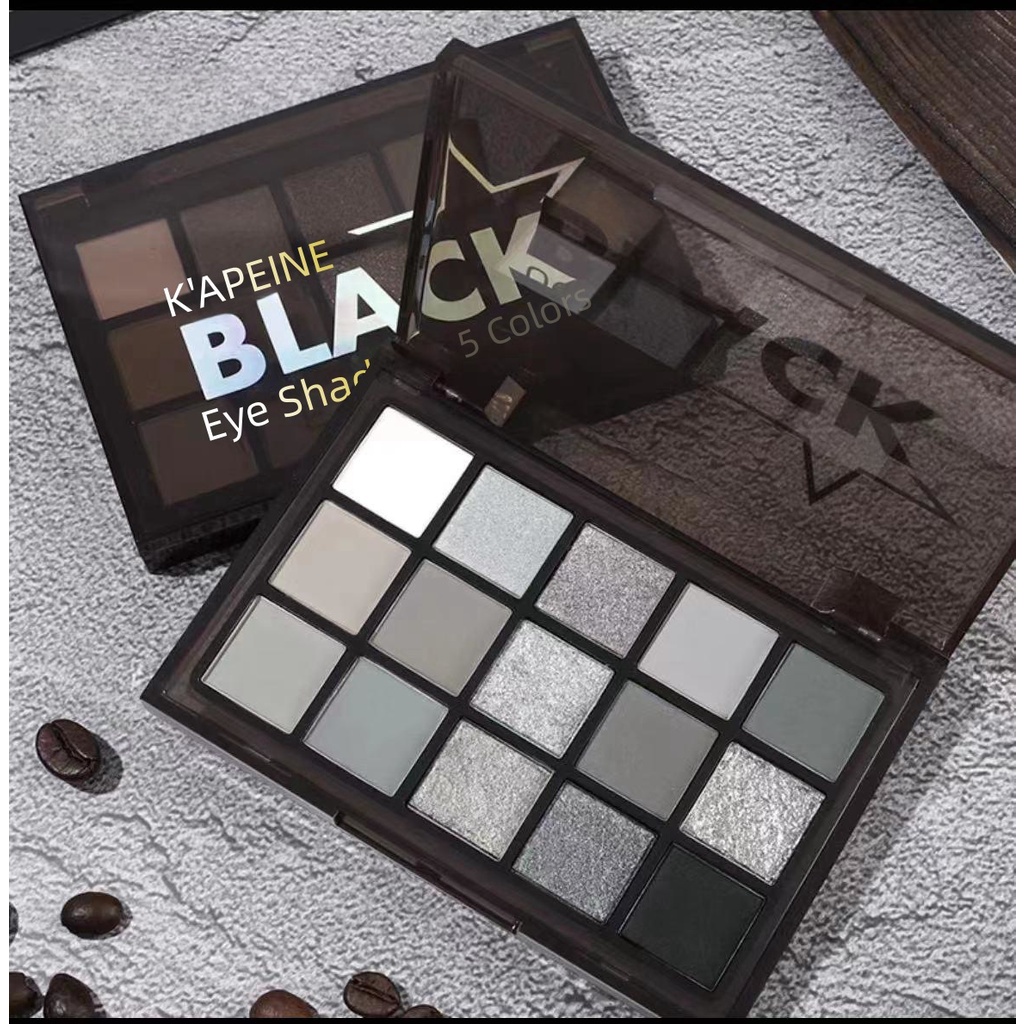 K'APEINE Fifteen-Color Dark Knight Eyeshadow Palette Halloween Dark ...