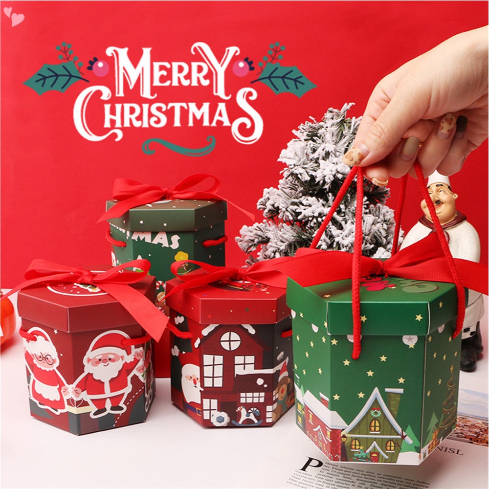 Christmas Apples Packaging Box Christmas Eve Gift Box Candy Box ...