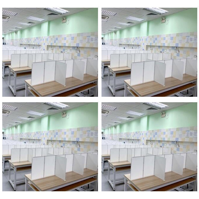 Foam Isolation Baffle Canteen Dining Table Isolation Board Partition ...