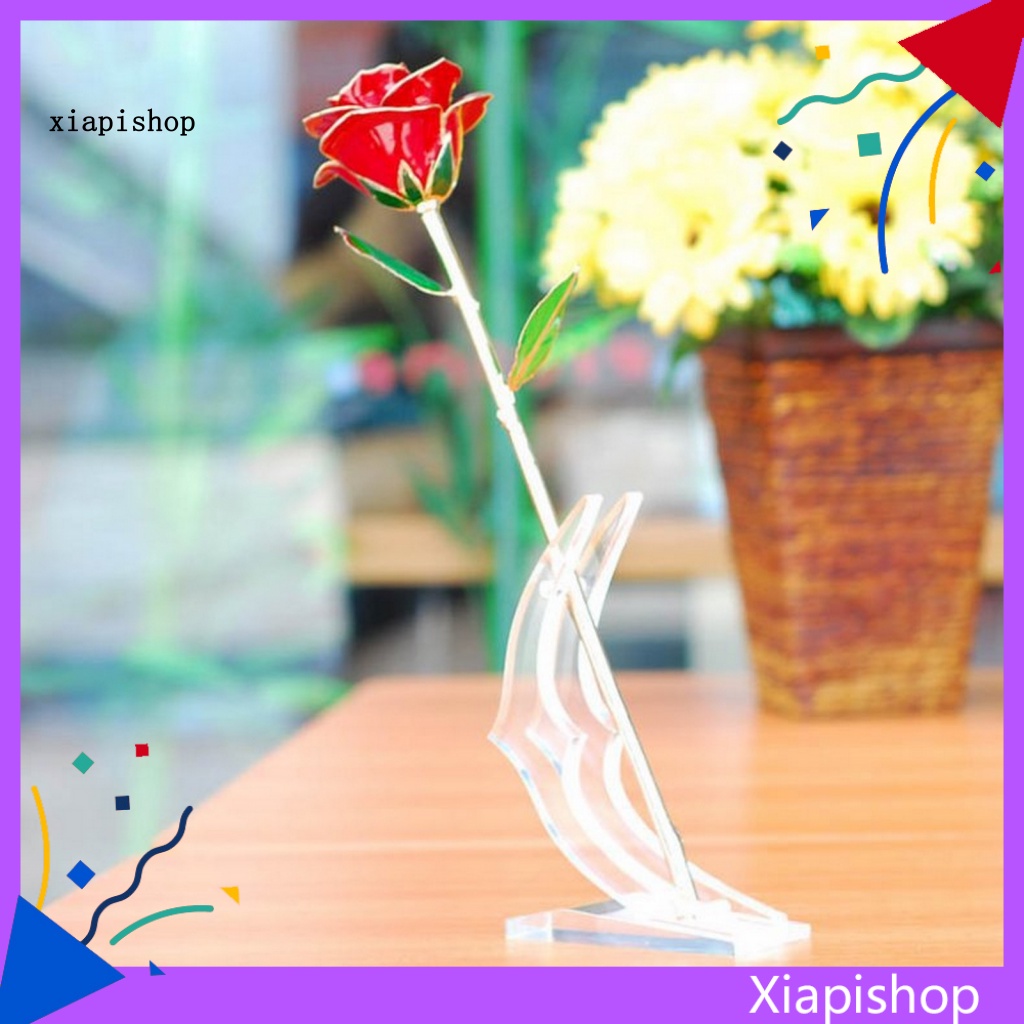 XPS Rectangular Flower Stand Moon-shaped Artificial Flower Base Acrylic ...