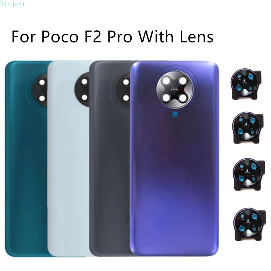 New Back Cover for Xiaomi Poco F2 Pro Battery Cover Glass Panel Rear ...