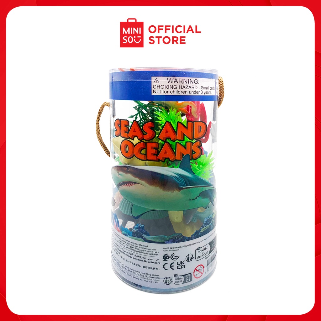 MINISO Barrel Animals Series Ocean Animals | Shopee Philippines