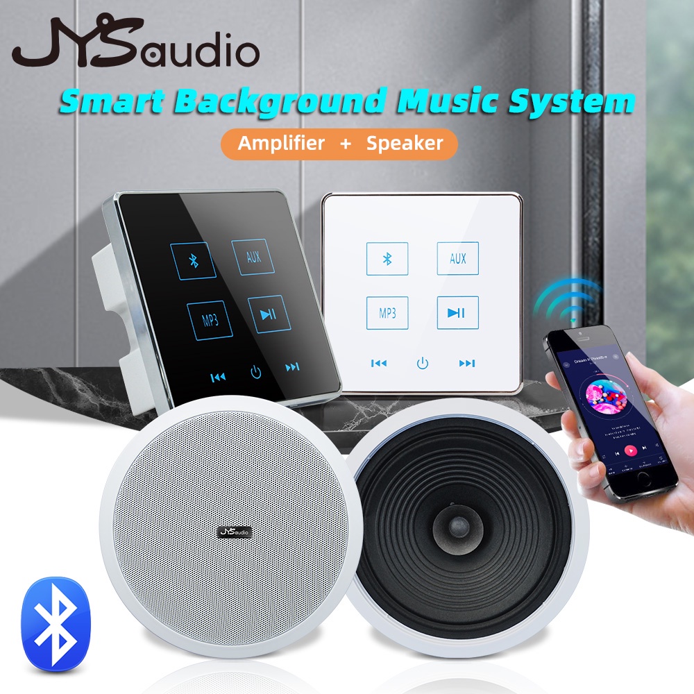 Mini Bluetooth Wall Amplifier Smart Home Theater Sound System Music ...