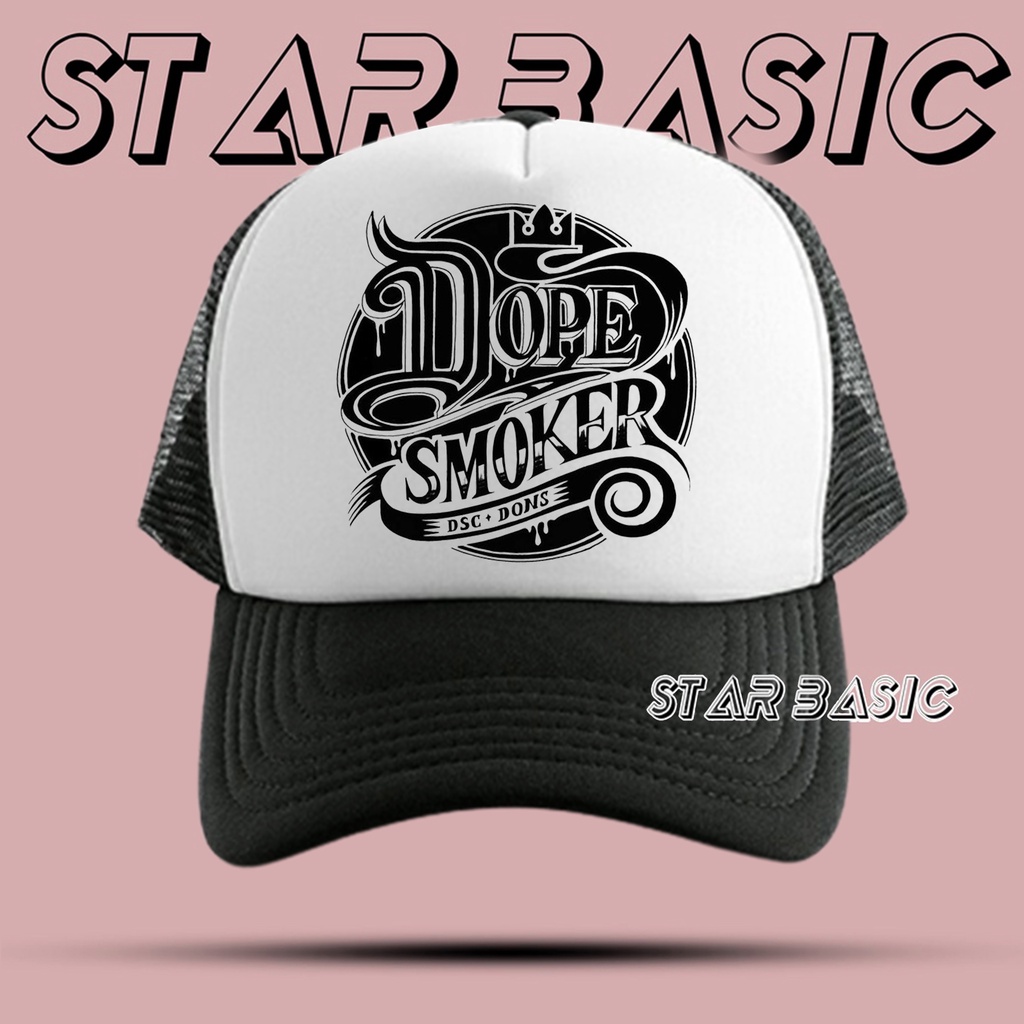 Dope SMOKER Men's Net Hat - Trucker Hat - Men's Net Hat - Men's Trucker ...