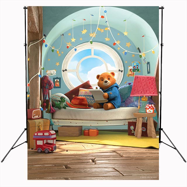 Padding Bear Backdrop For Photography Baby Shower Kids Children Girl ...