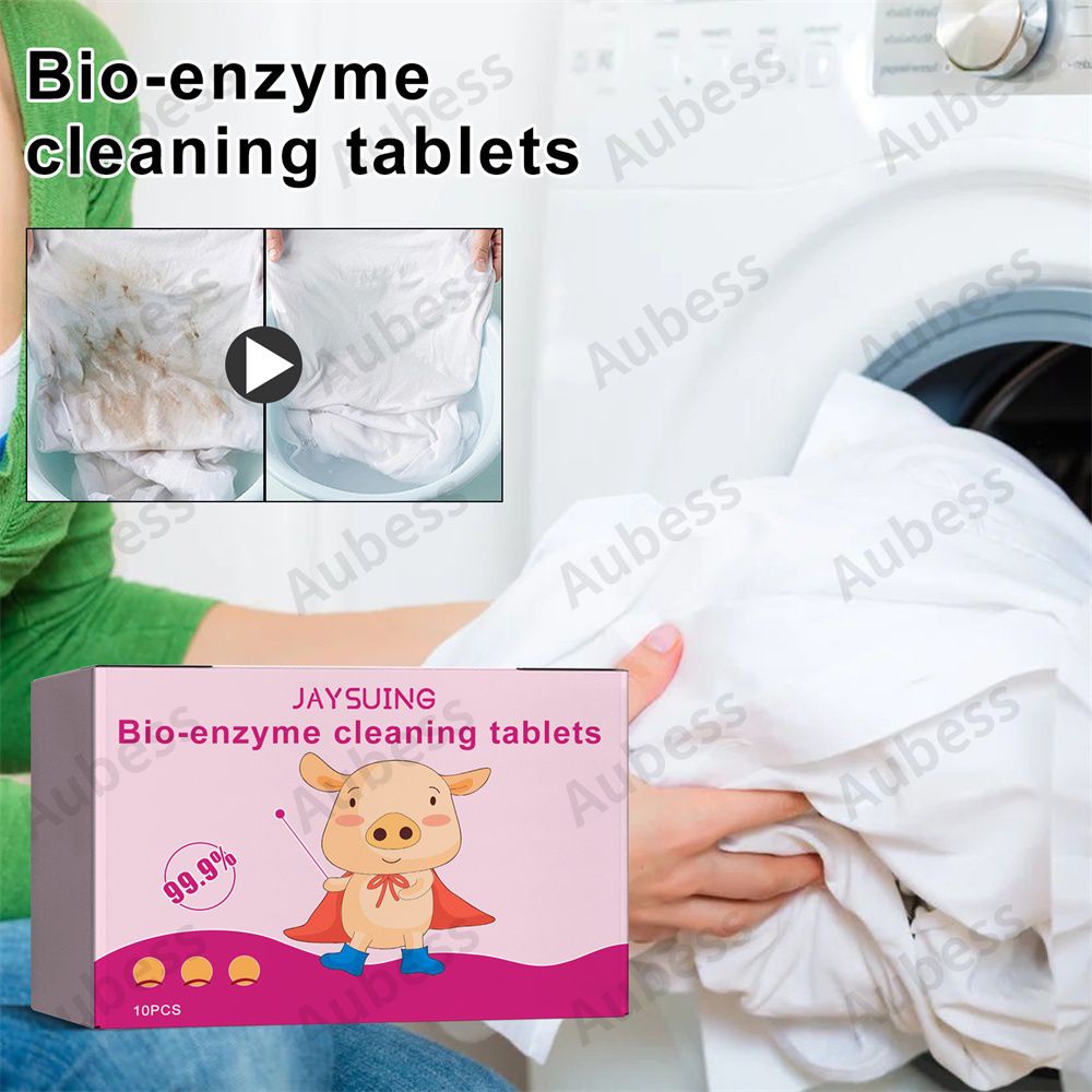 Bioenzyme Explosive Salt Effervescent Tablets To Clean Yellowed And Stubborn Stains On Clothes ...