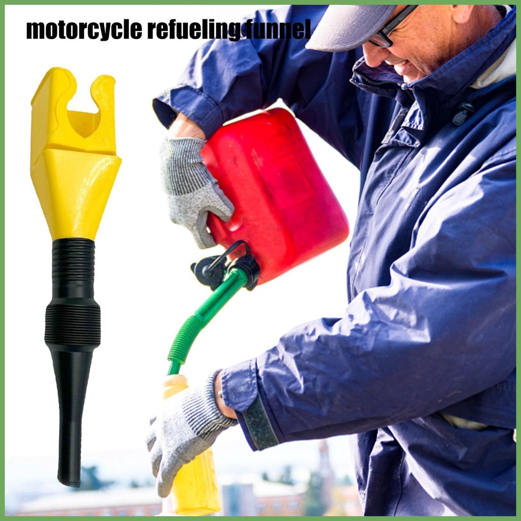 Oil Fill Funnel Motorcycle Expandable Refueling Funnel Universal ...