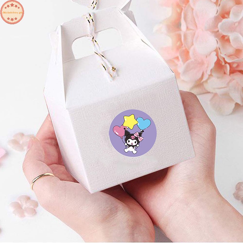 RICHTRY 500 Pcs/roll Cartoon Anime Stickers Cute Sanrio Hello Kitty ...