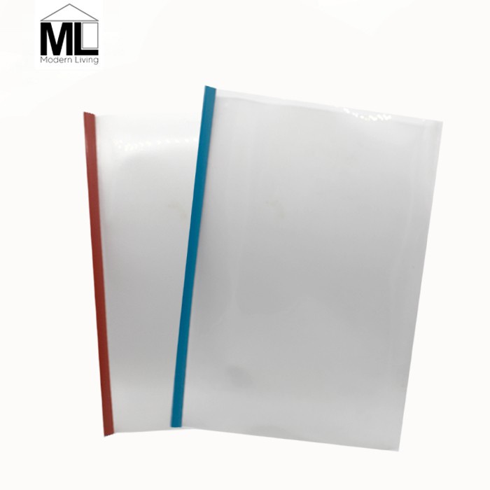 A4 Size Clear Plastic File Document Folder Sliding Bar | Shopee Philippines