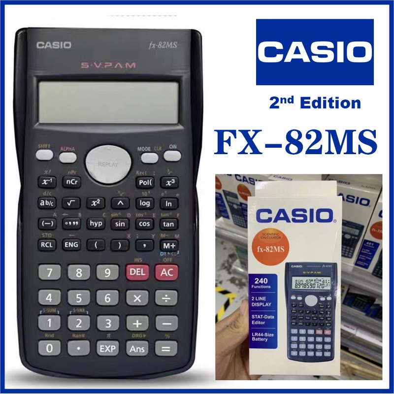Casio FX-82MS Scientific Calculator For students only | Shopee Philippines