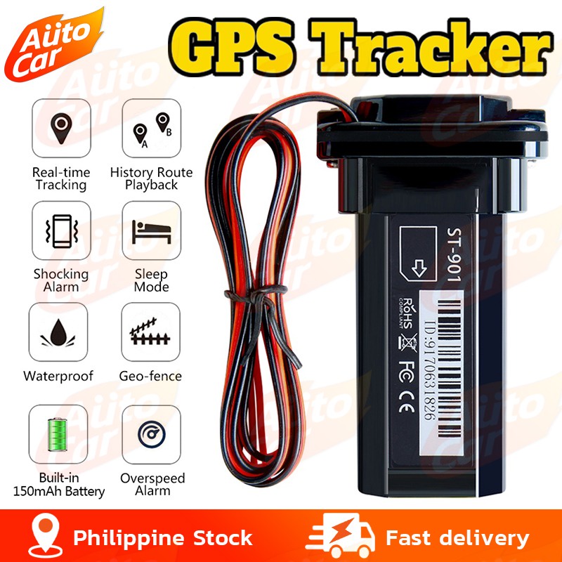 GPS Tracker Vehicle Tracking Device Waterproof motorcycle Car Mini GPS ...