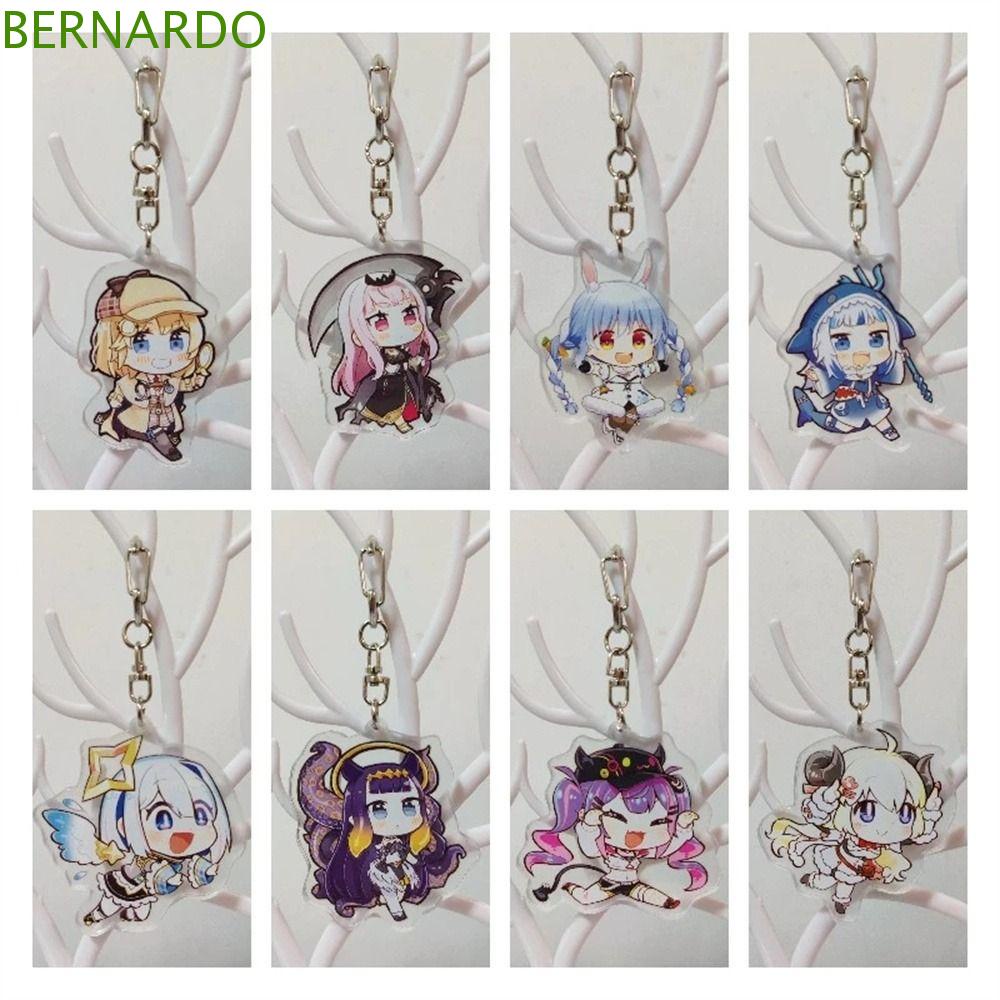 BERNARDO1 Hololive Key Chain Anime Trinkets Ookami Mio Murasaki Shion ...