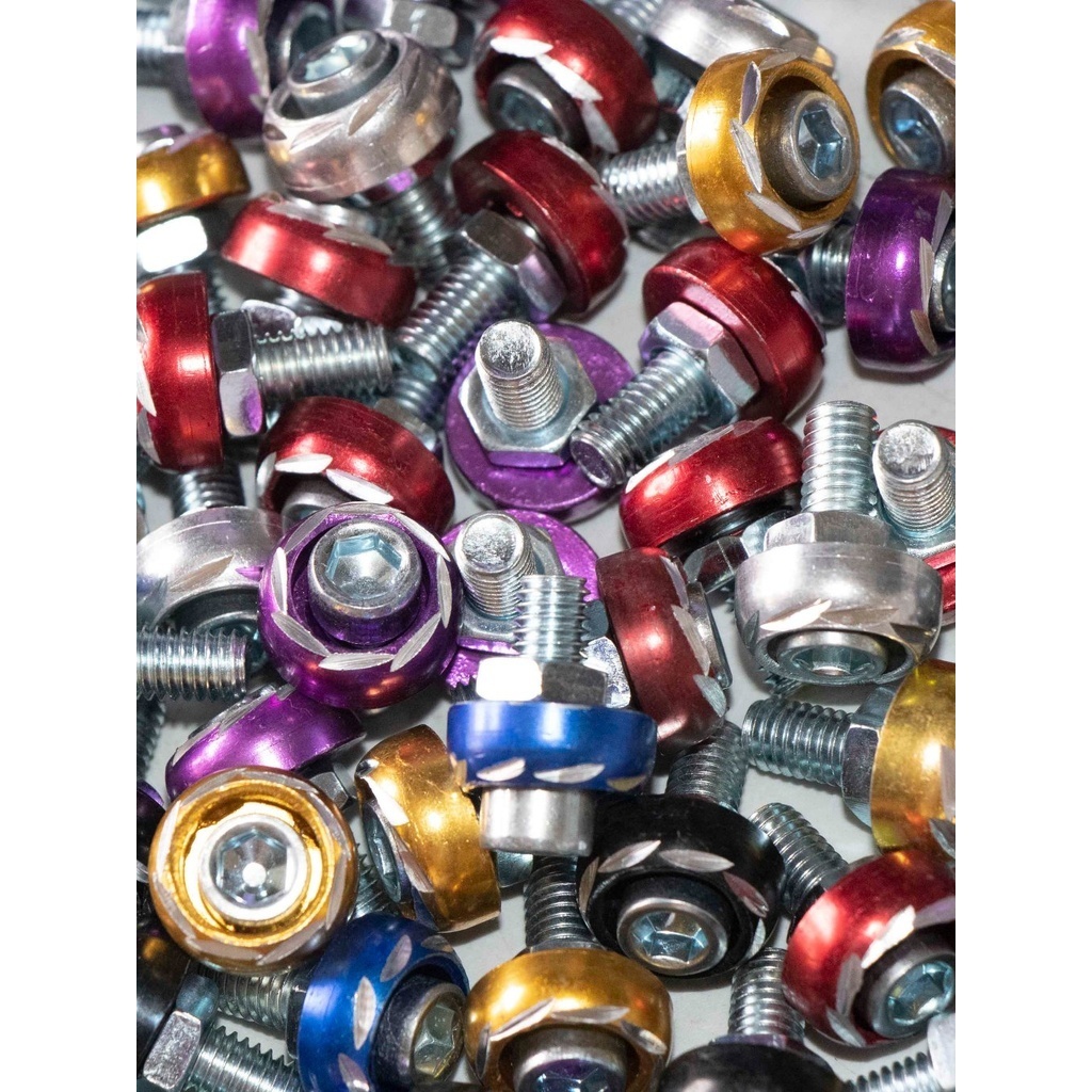 Plate Number bolt - Allen Bolt set - 6mm nut - universal | Shopee ...