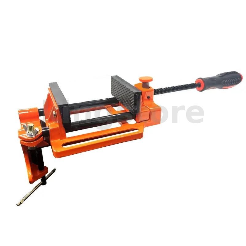Quick-Release 90mm Drill Press Bench Vice High Carbon Steel Soft Grip ...