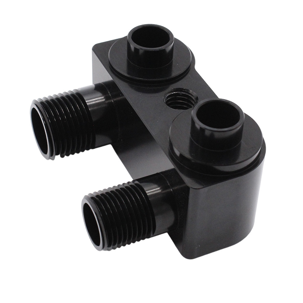 For LSX For LS1 AC Compressor Billet Aluminum Straight Adapter 6061-T6 ...