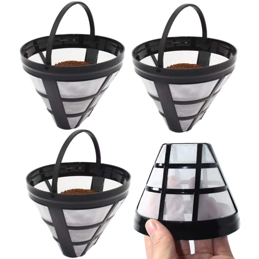 Replacement Coffee Filter Reusable Refillable Basket Cup Style Brewer ...