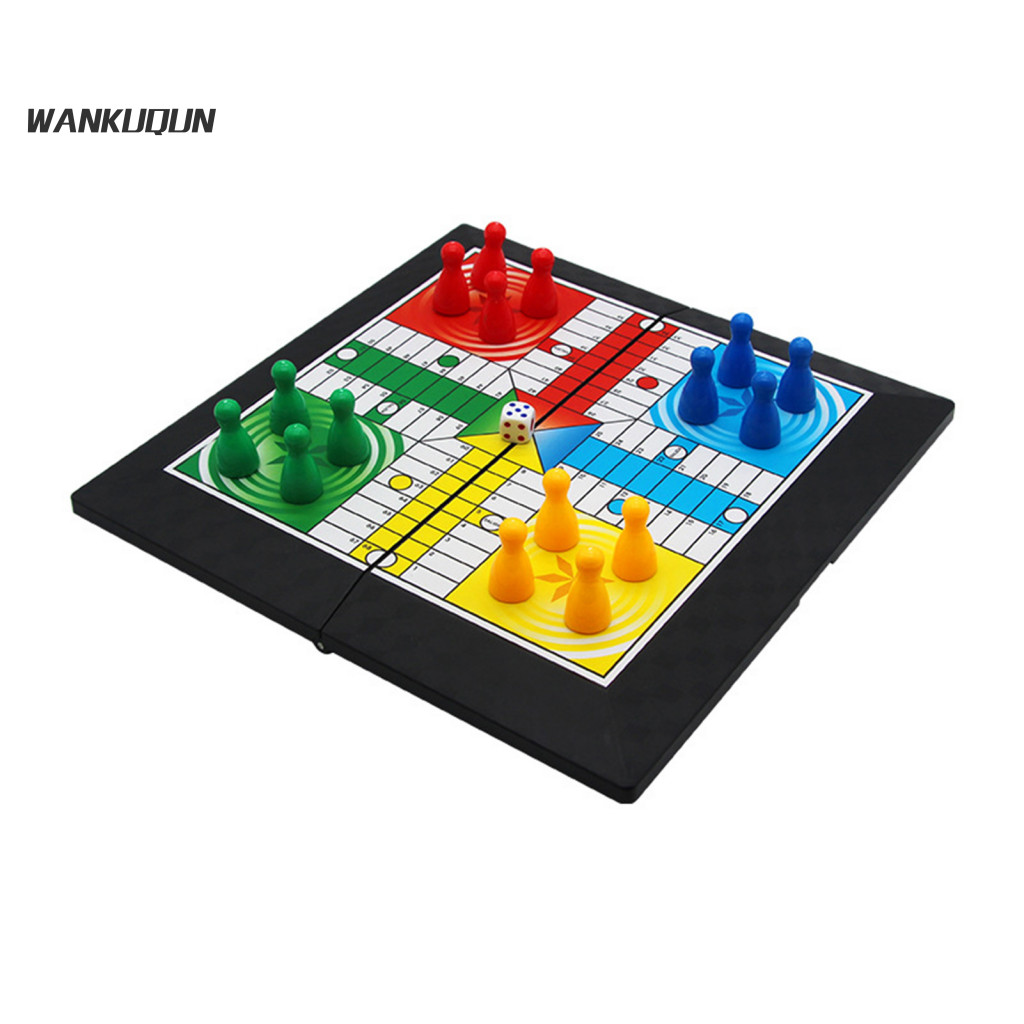 [Ready stock] Family Night Chess Game Flying Chess Kit Flying Chess ...