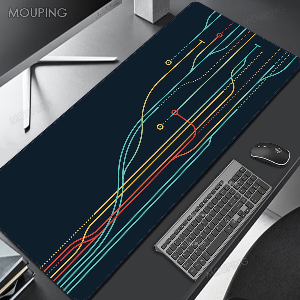Art Black Carpet Setup Gaming Accessories Deskmat Mousepad Company ...