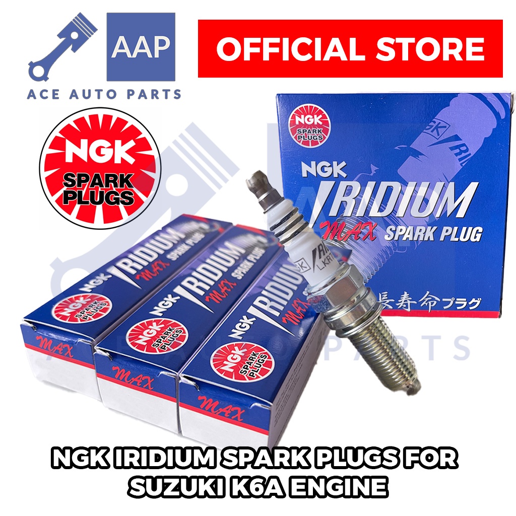 NGK Iridium MAX Spark Plug for Suzuki Transformer K6A Long Thread DA62 DA63 DA64 DA65 LKR7BIX ...