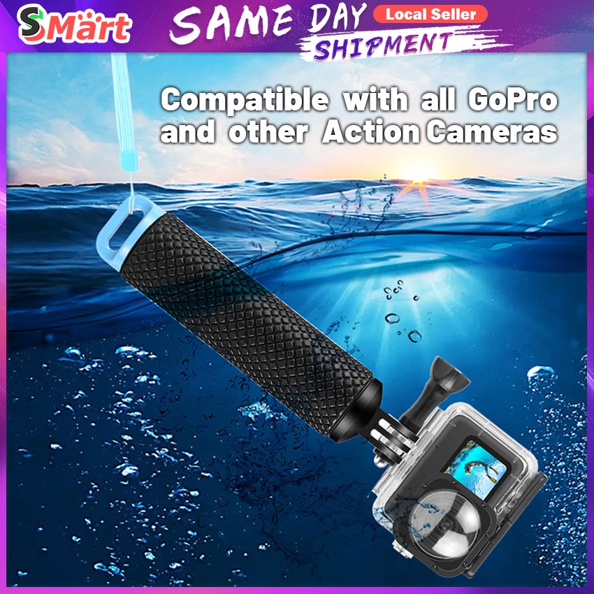 【In Stock】Underwater Camera Float Sponge Handle Monopond Mount Floating ...