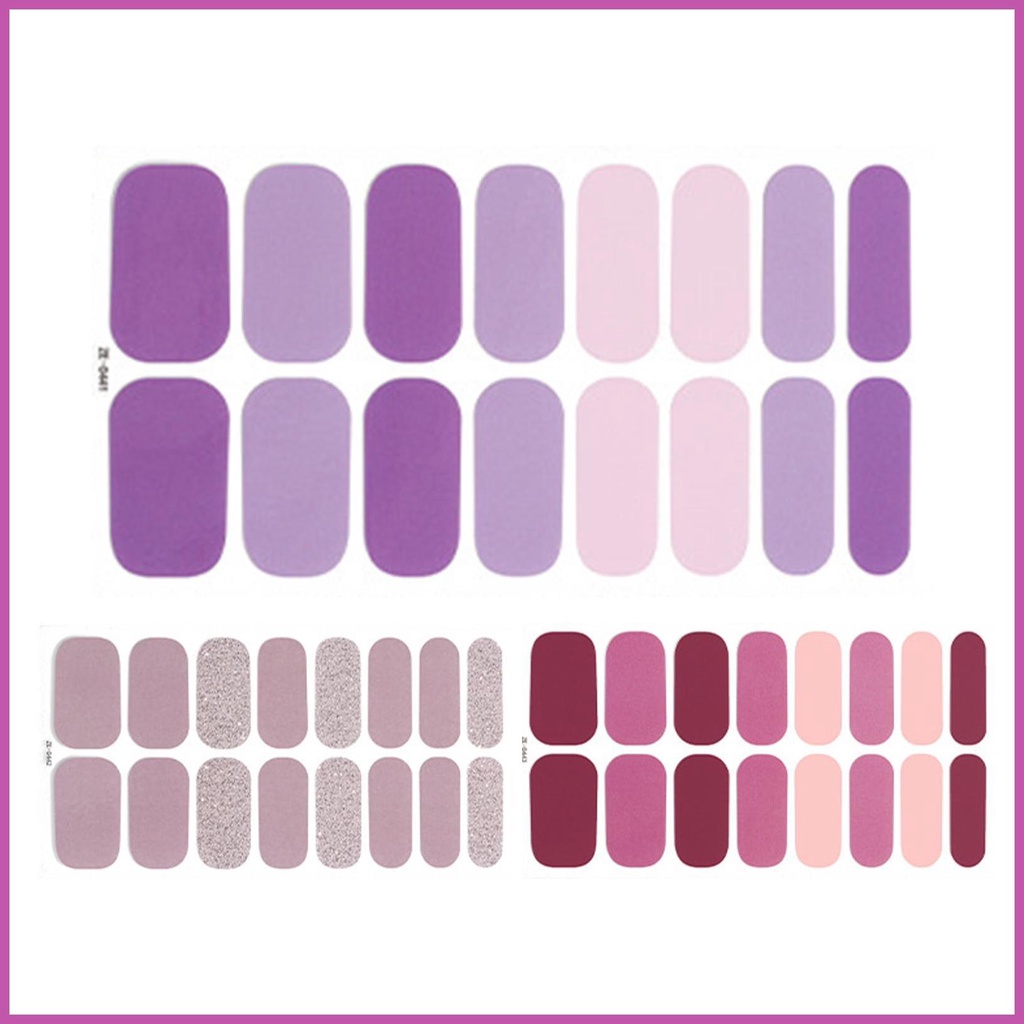 UV Nails Gel Nail Stickers 16 Stickers Gel Stickers for Nails UV Light ...