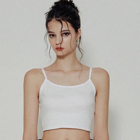 Spaghetti with crop top / basic crop top sandor fashion ladies string ...