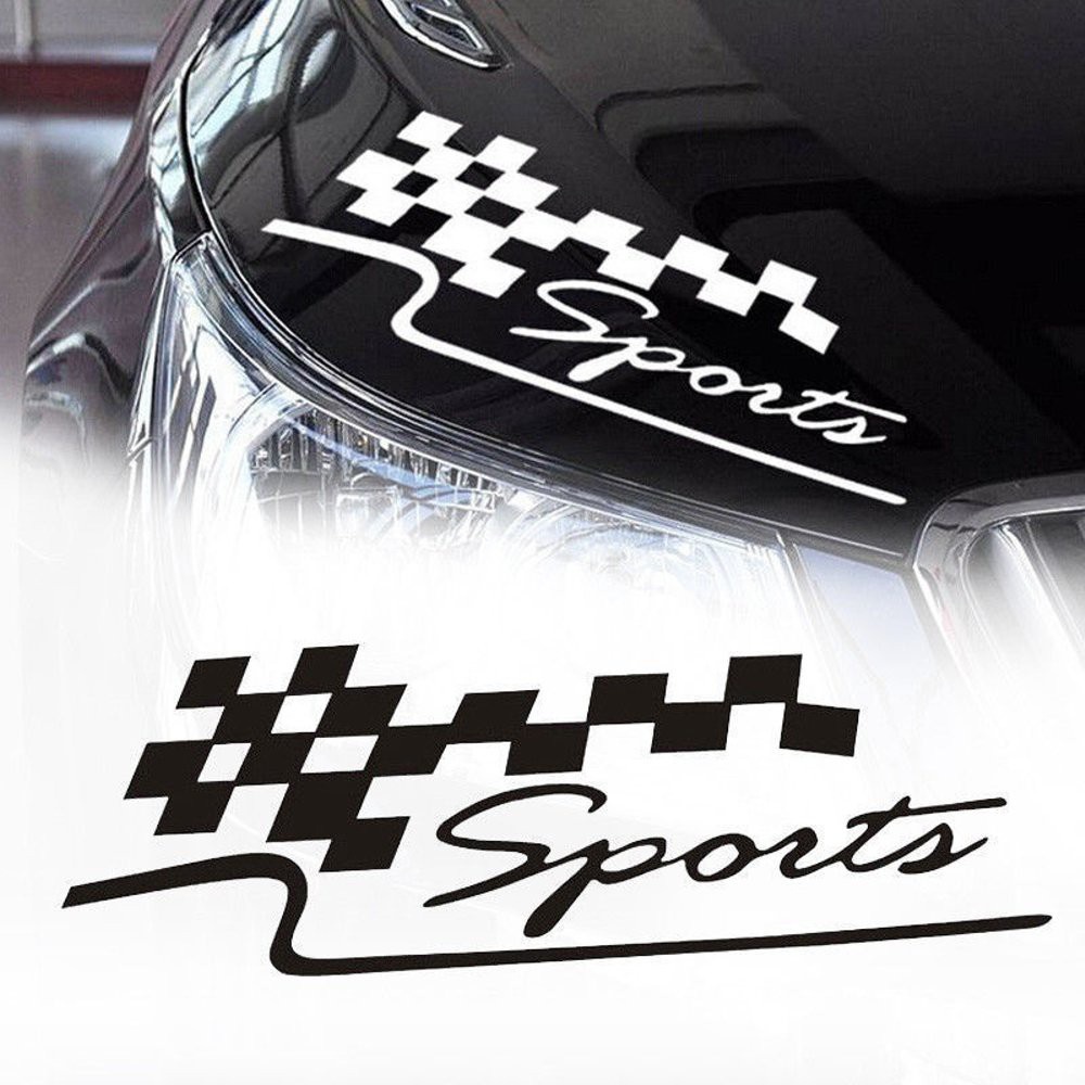 Universal Sports Car Hood cutting sports sticker | Shopee Philippines