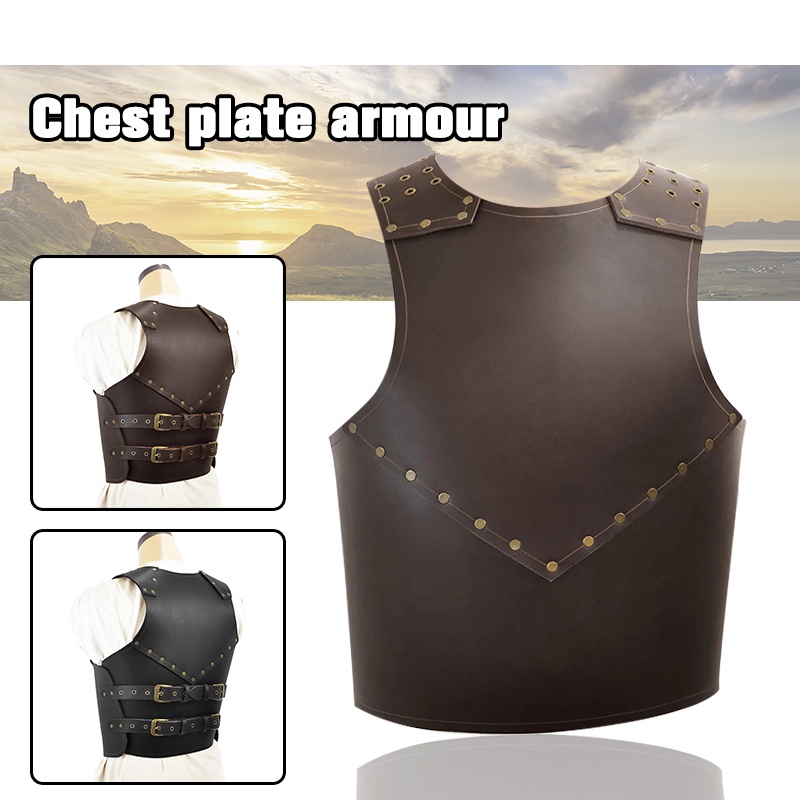 Medieval Viking Warrior Chest Armor Cosplay Costume Armor Chest Vest PU Leather | Shopee Philippines