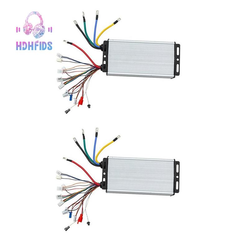 2Pcs 48V 60V 72V 3000W Hub Motor Controller 24Mos MAX80A for Electric ...