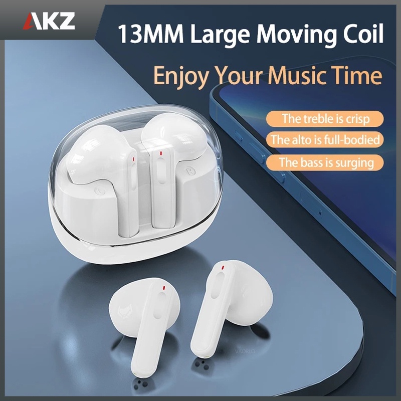AKZ - The new True wireless Transparent Bluetooth headset 5.3TWS Hi-Fi stereo Bluetooth headset ...