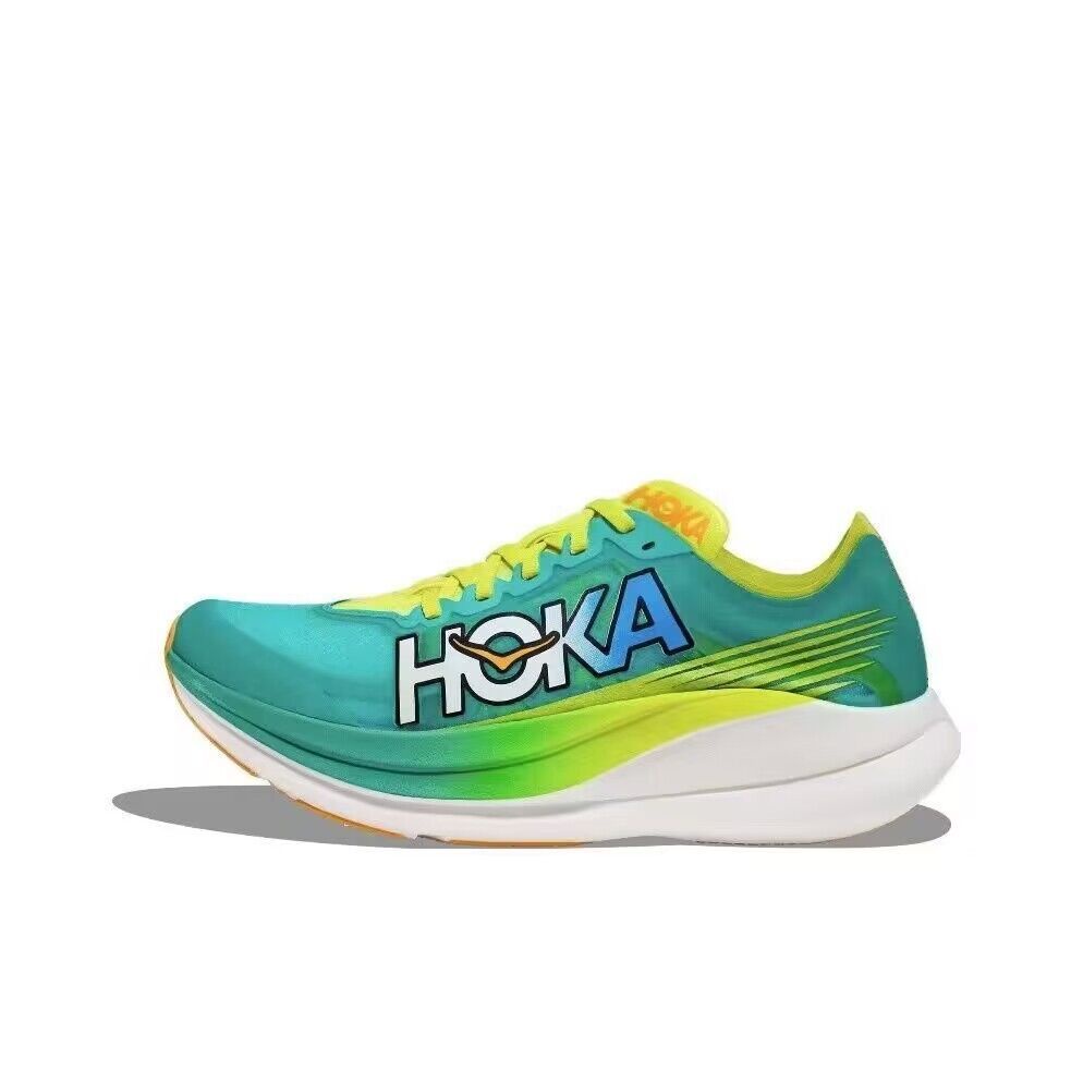 hoka running shoes men's and women's Rocket X2 mesh running shoes ...