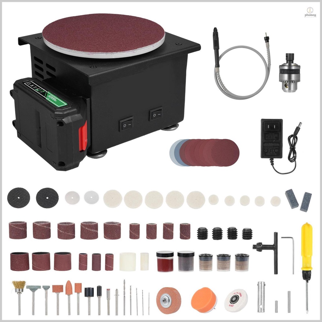 6000WA Lithium Battery Electric Bench Sander Grinding And Polishing ...