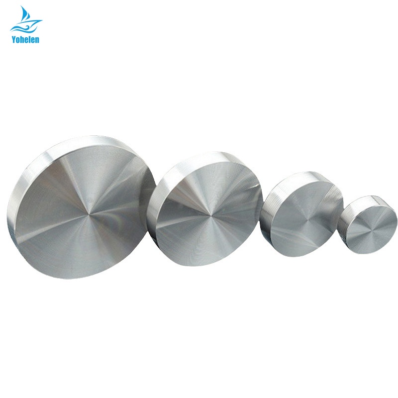 4Pcs/Lot 10mm Thick Solid Aluminum Circle Disc Glass Top Adapter Coffee ...