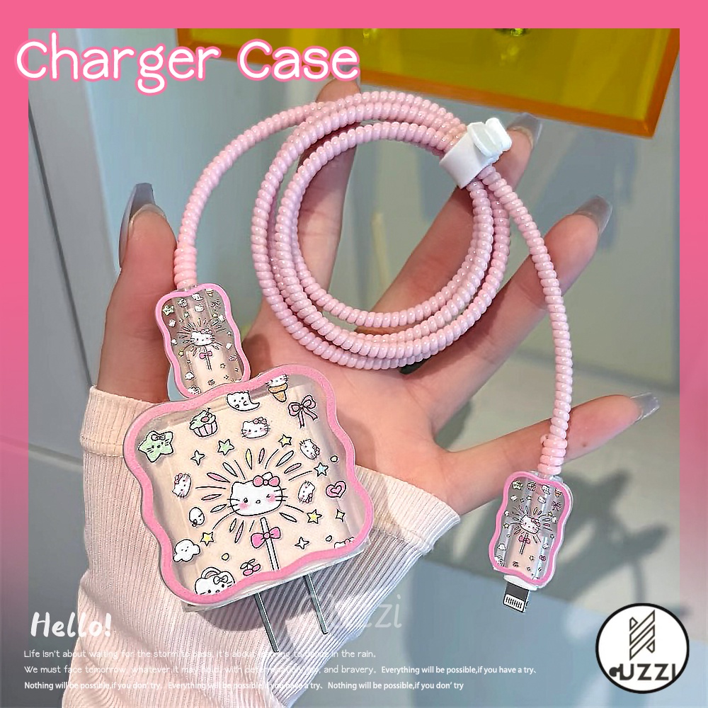 Cartoon Hello Kitty Charger Cover for IPhone 20W Adapter Shockproof ...