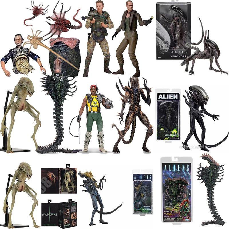 Alien NECA Predator Xenomorph Egg Newborn Facehugger Chestburster ...