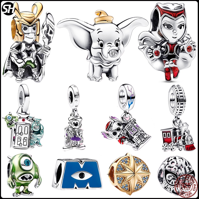 2024 New 925 Sterling Silver Disney Monster Company Sulley Mike Dangle ...