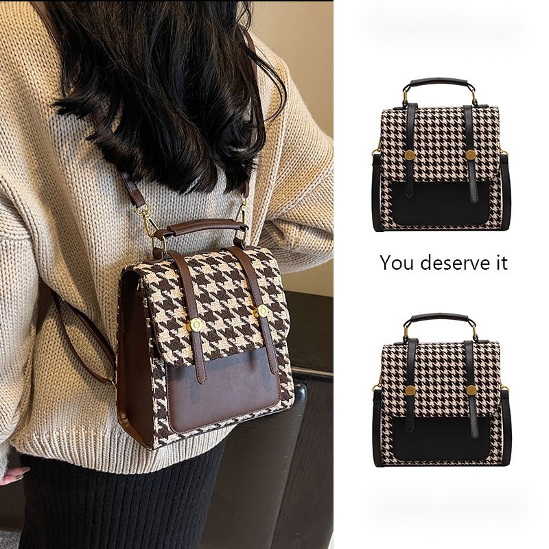 Japanese style backpack women's new swing grid commuter backpack ...