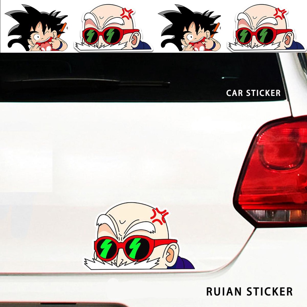 Dragon Ball Master Roshi Cartoon Motorcycle Body Sticker Japanese ...