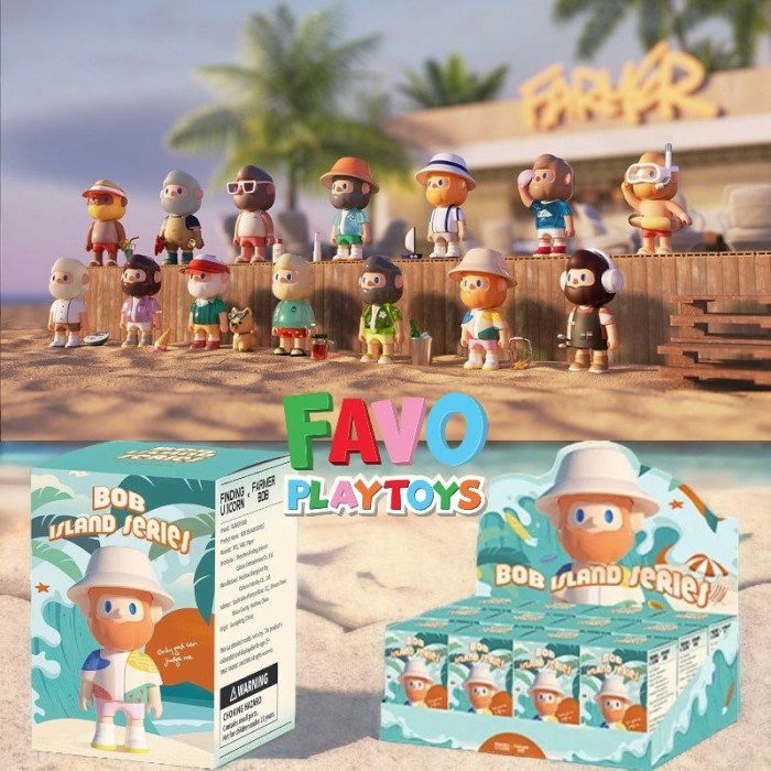 Finding Unicorn x Farmer Bob Island Series Blind Box Figure | Shopee ...
