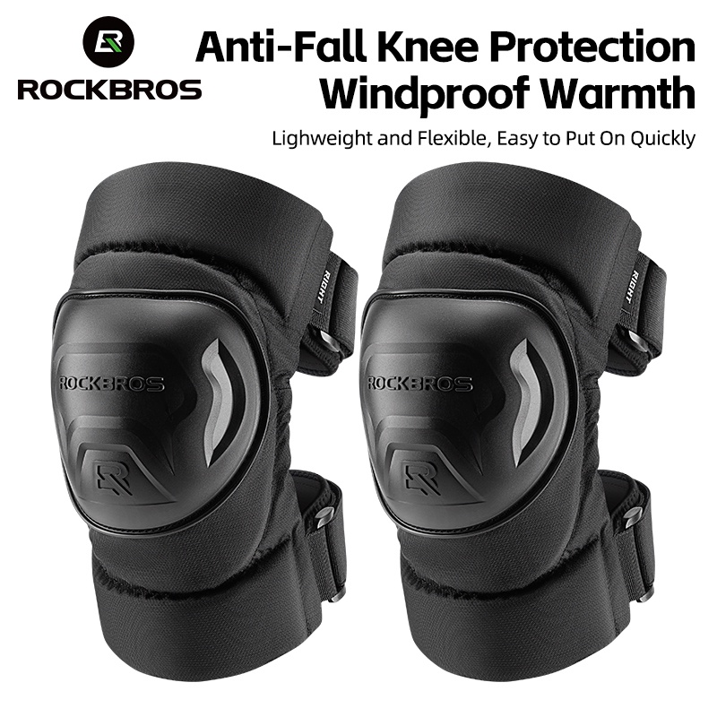 ROCKBROS Motorcycle Knee Support Knee Brace Anti-collision Windproof ...