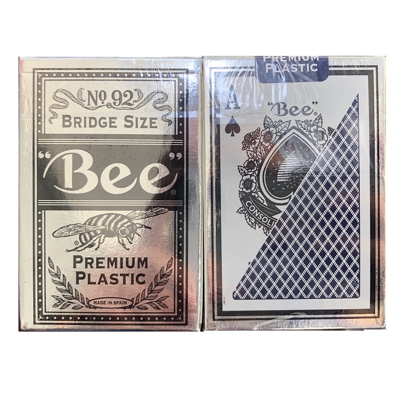 Plastic Bee Playing Cards Bridge Size Waterproof Deck Card Games Magic ...