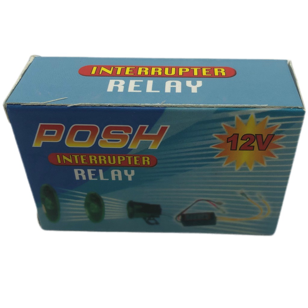 12V Motorcycle Relay with Machine Gun Horn Effect - Durable & Easy to ...