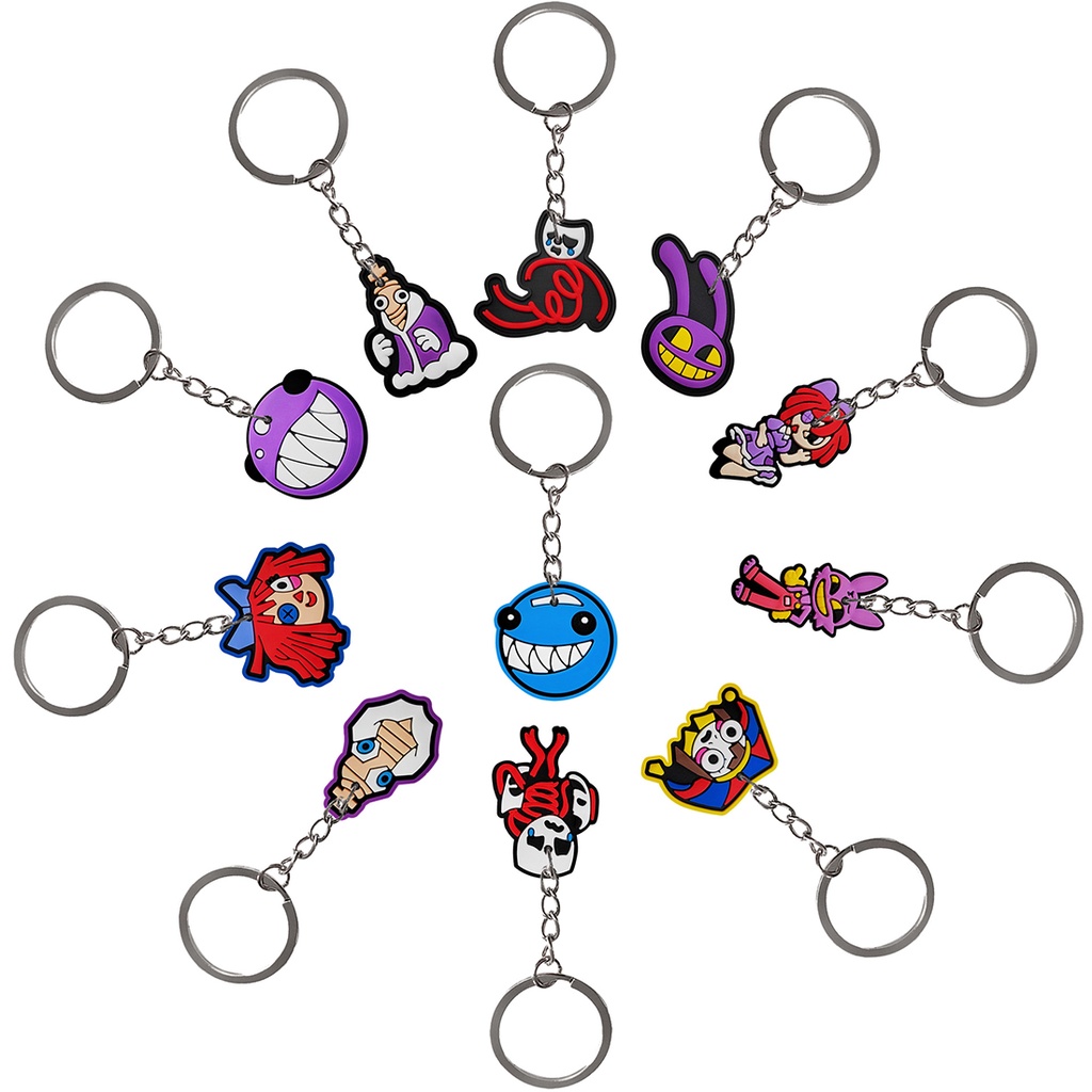 The Amazing Digital Circus Keychain POMNI JAX Acrylic Pendant Baby ...