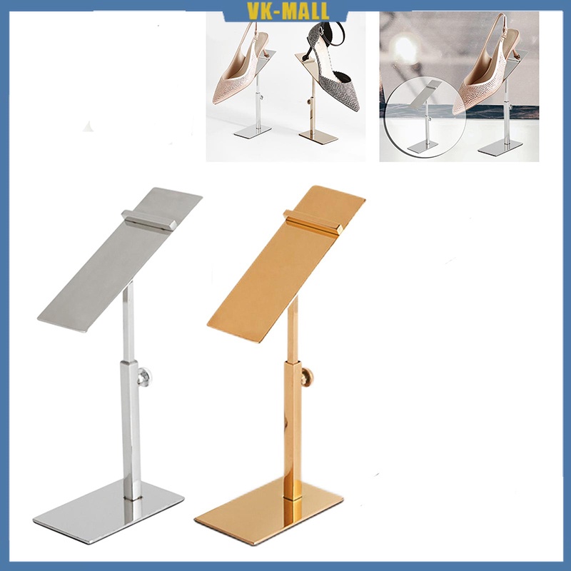 COD Stainless Steel Adjustable Height Shoe Rack Rotating shoe rack High ...