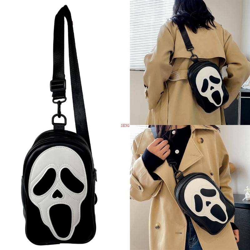 seng 2023 Chest Bag Waist Bag Shoulder Bag for Boy Girl Teen GhostFace ...