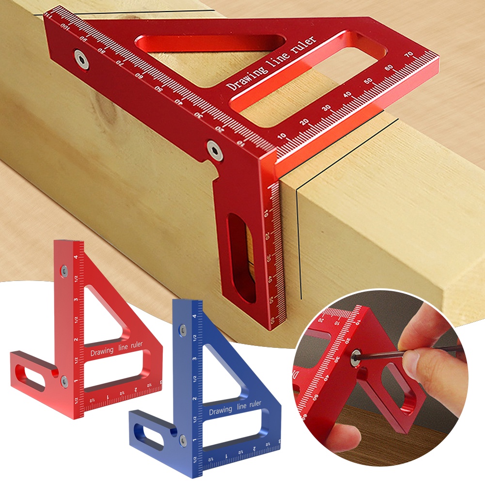 Miter Triangles Ruler Drawing Line Ruler Professional Measuring Ruler ...
